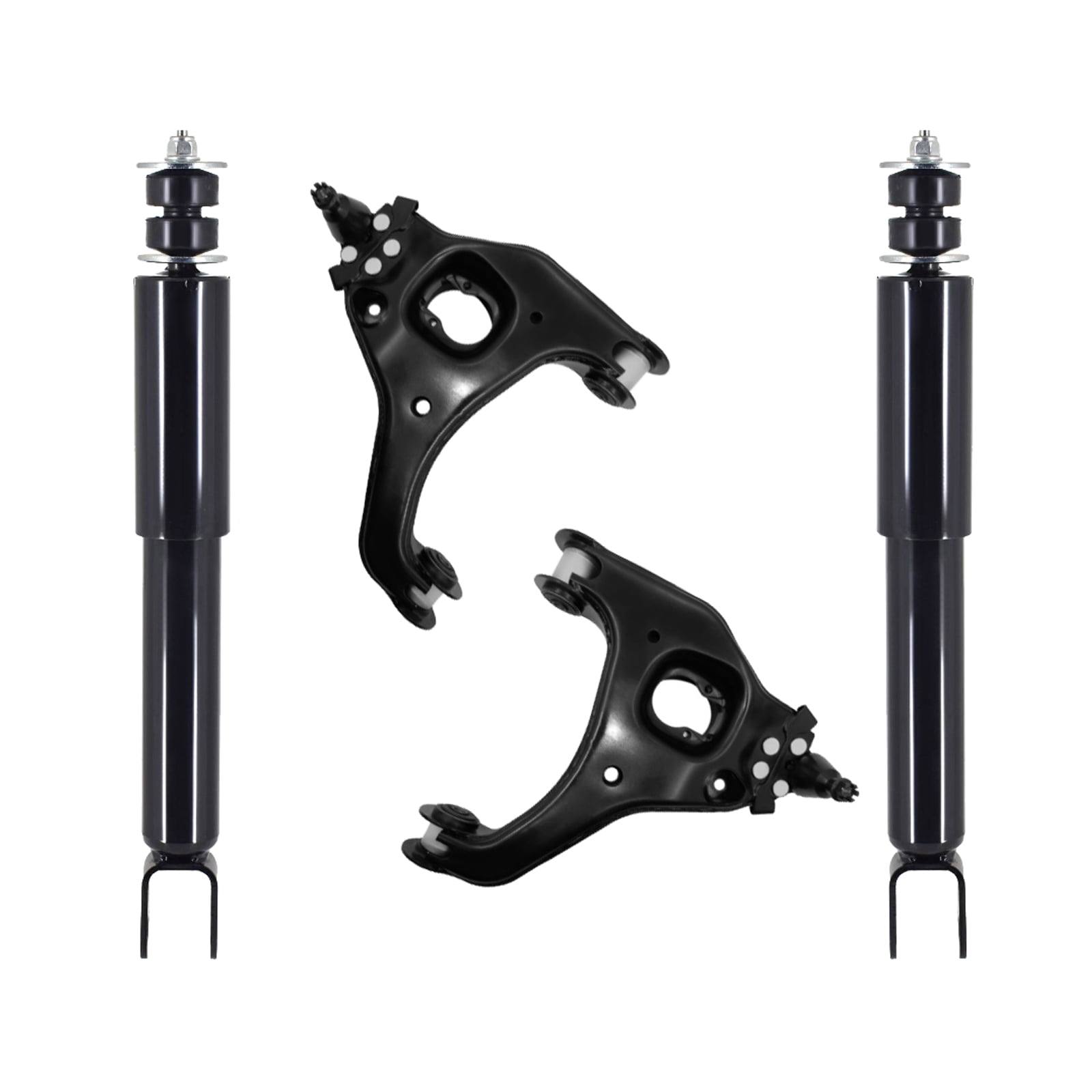Set of 4 Front Upper Control Arm Ball Joint-Shock Absorber For 2007 ...