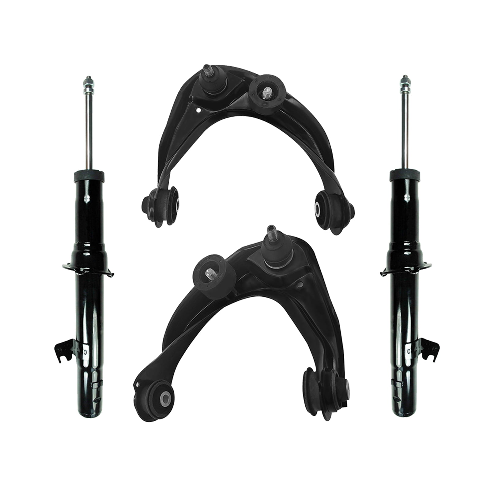 Set of 4 Front Upper Control Arm Ball Joint-Suspension Strut Assembly ...