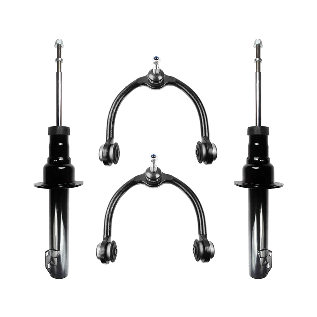 Set Of 4 Front Upper Control Arm Ball Joint Suspension Strut Assembly