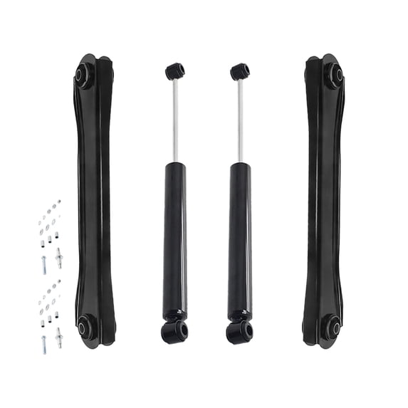 Set of 4 Front Upper Control Arm-Steering Damper For 2000 2001 Dodge ...