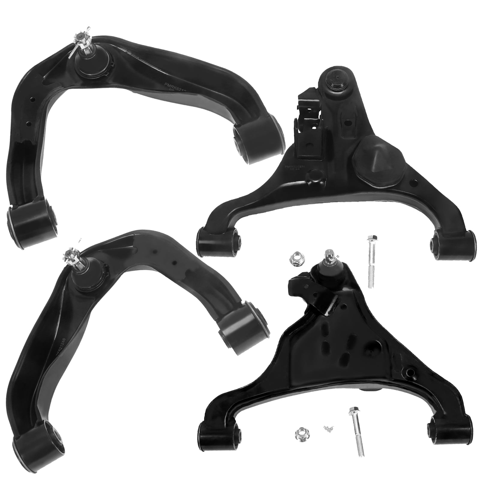 Set of 4 Front Upper and Lower Control Arm Ball Joint For 2005-2019 ...