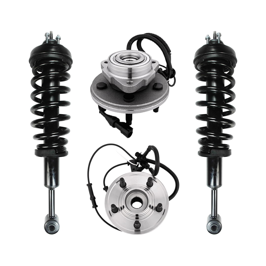 Set of 4 Front Wheel Hub Bearing Assembly-Quick Complete Strut For 2007 ...