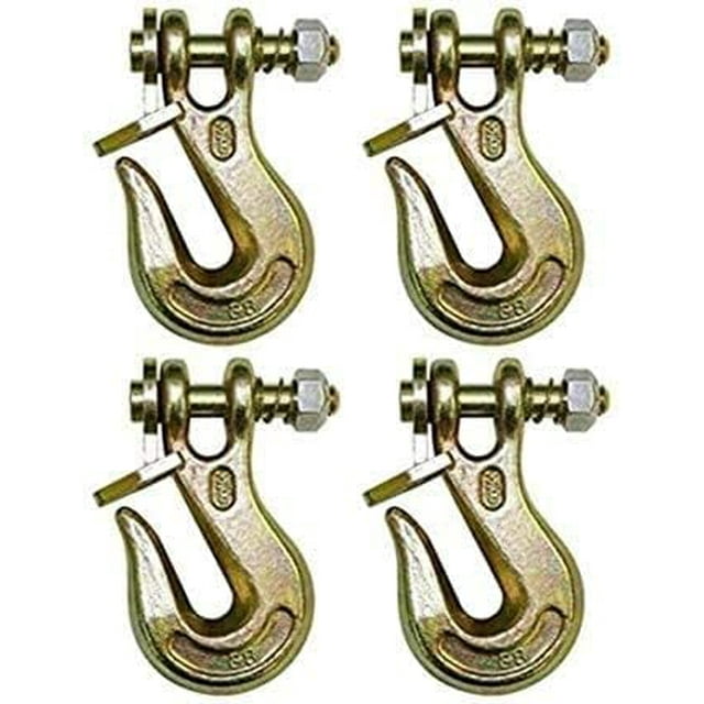 Set of 4, G8-200-38 (x4) 3/8" Grade 80 Lockable Twist Lock Clevis Grab ...