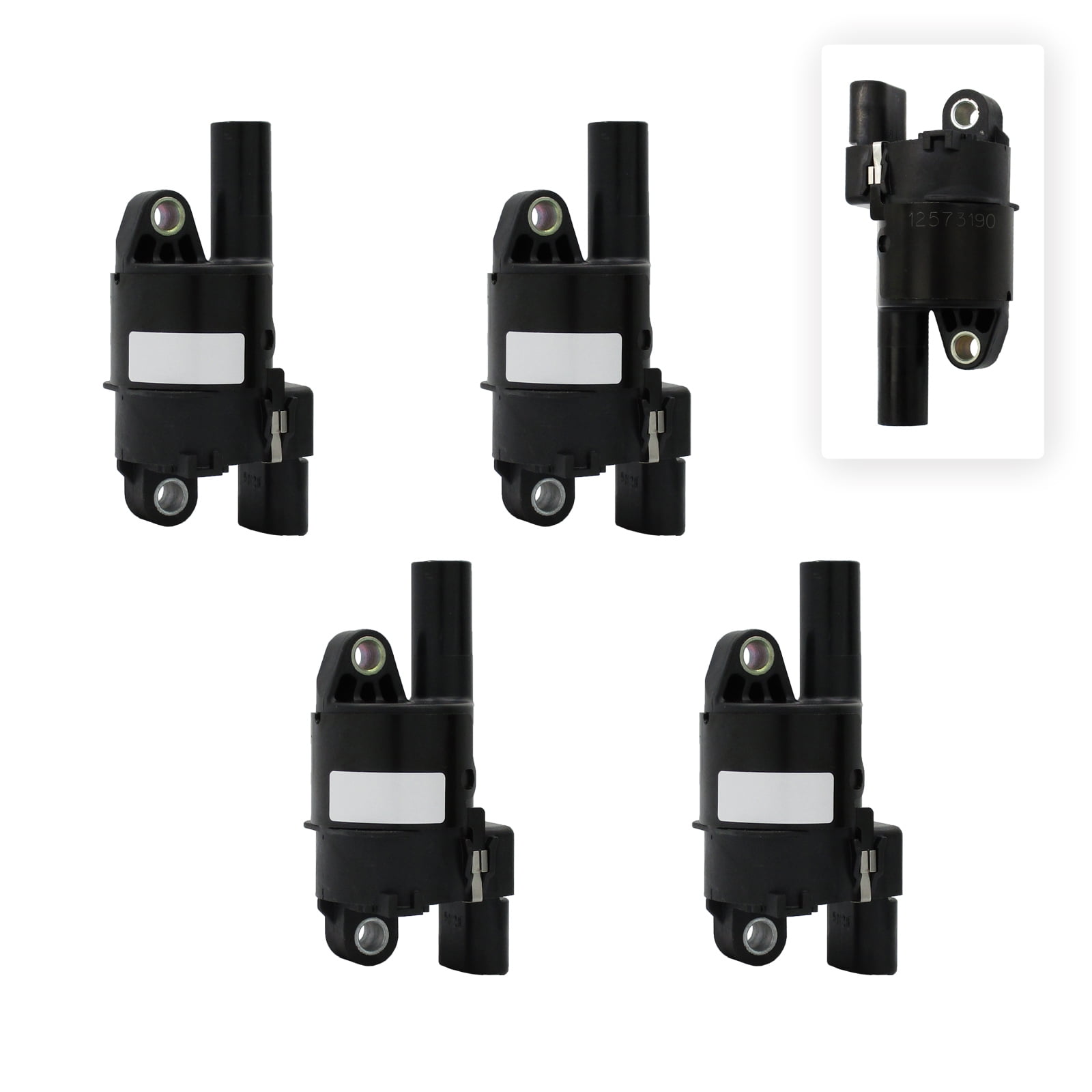 Set of 4 GM 12573190 IGNITION COILS For LS2 LS3 LS4 LS7 Engines ...