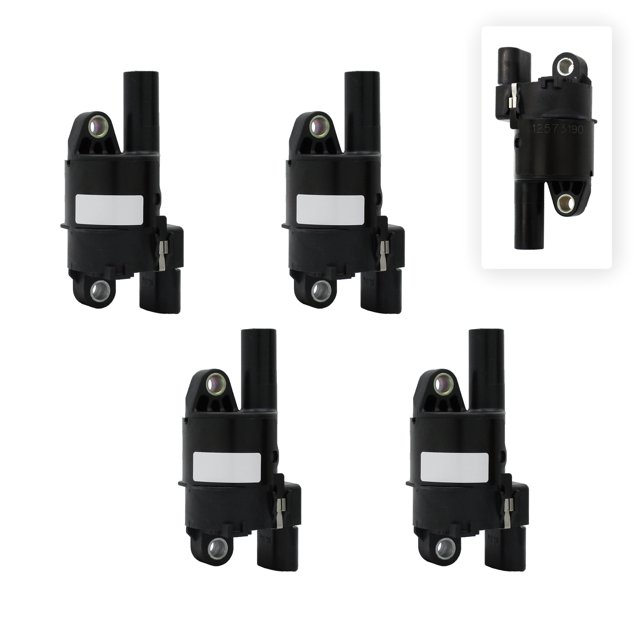 Set of 4 GM 12573190 IGNITION COILS For LS2 LS3 LS4 LS7 Engines ...