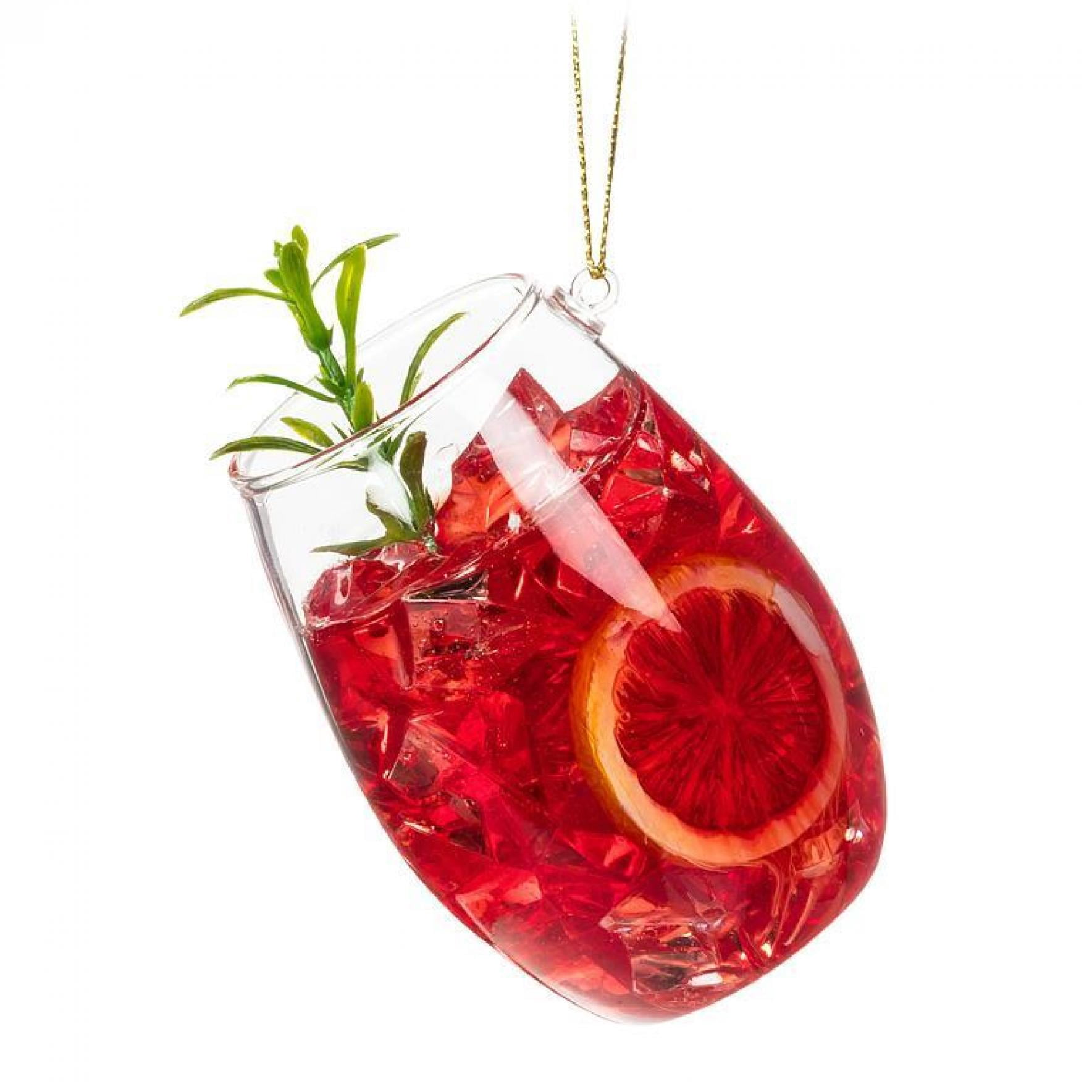 Set of 4 Glass Of Sangria Ornament - Walmart.com