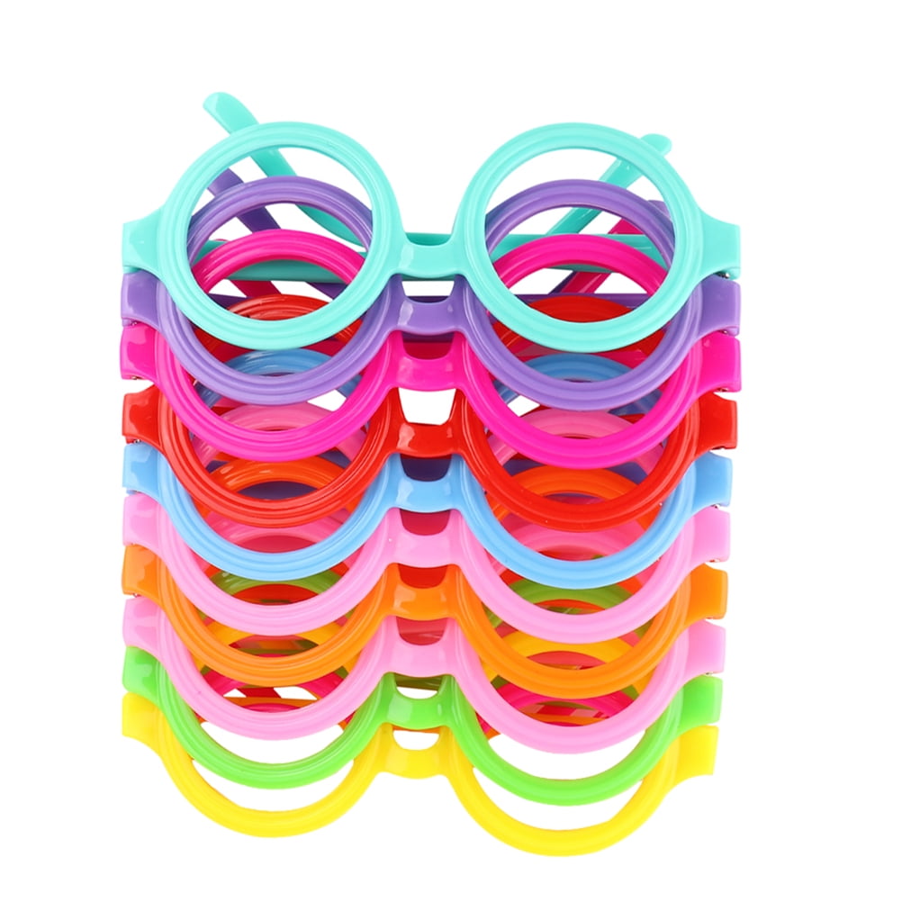 Set of 4 Glasses Prop Round Frame Props Kids Sunglasses Child - Walmart.com
