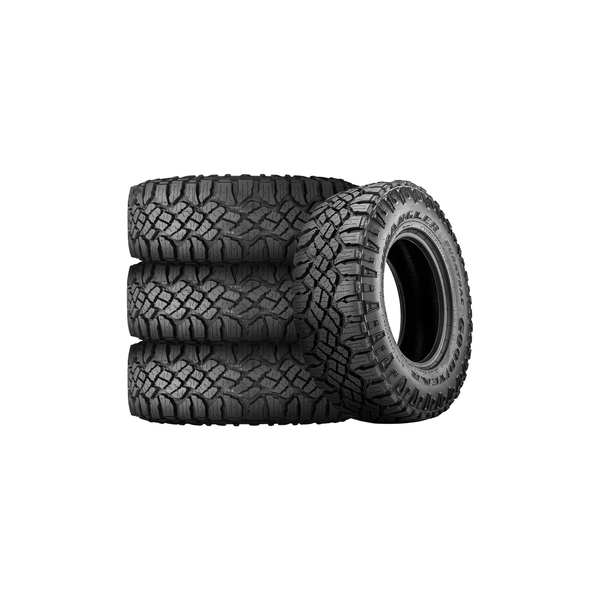 Goodyear Wrangler DuraTrac LT295/65R18 127/124P E Tires - Set of 4, All ...