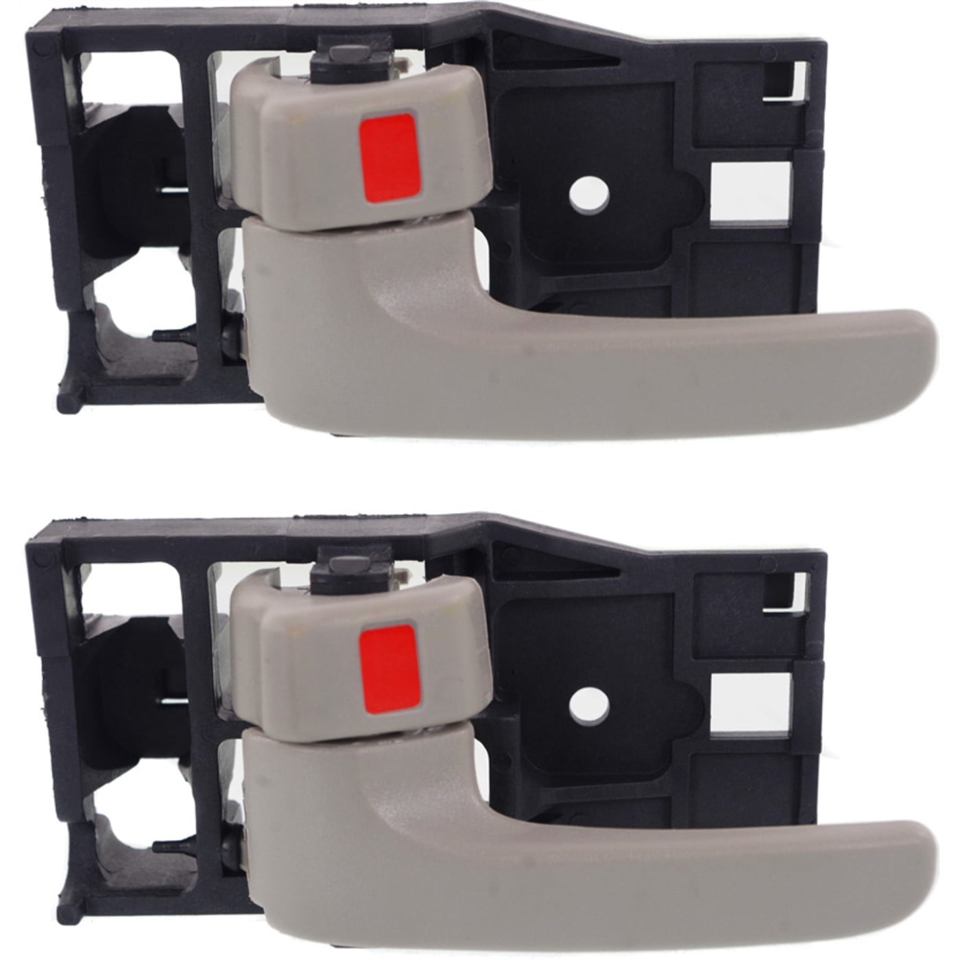 Set of 4 Gray Interior Door Handles - Front & Rear Driver & Passenger ...