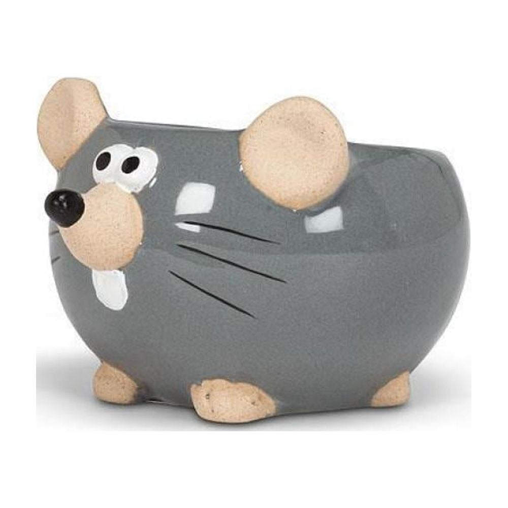 Set of 4 Gray Mouse Starter Planter - Walmart.com