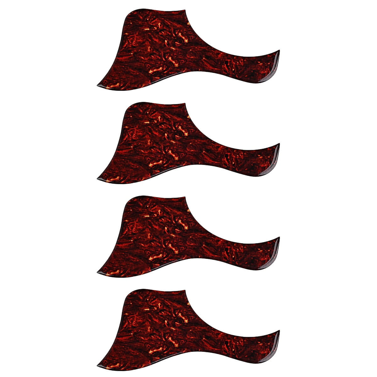 Set of 4 Guitar Pickguard Shield Sticker Guitars Nail Stickers ...