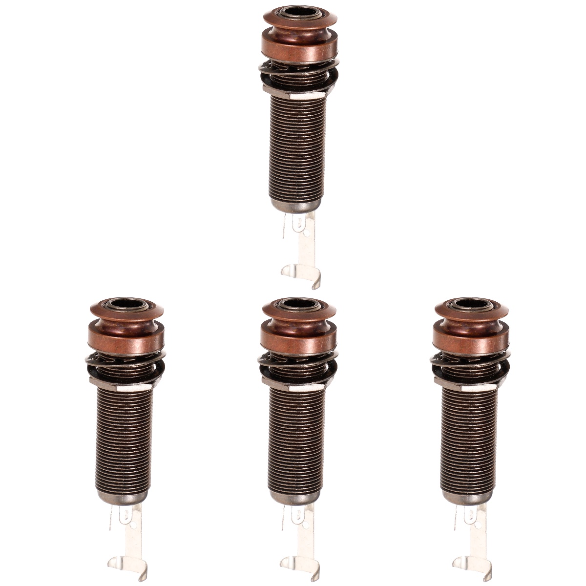 Set of 4 Guitar Plug Metal Output Socket Fitting for Pickup Plugs Pin ...