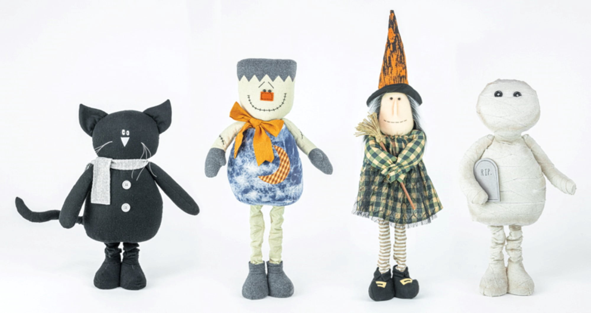 Set of 4- Halloween Stretch Leg Figures - Walmart.com