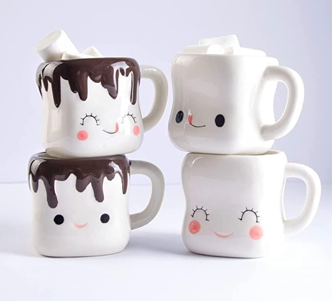 CC 6 oz. Handled Marshmallow Mugs - Set of 4 - Walmart.com