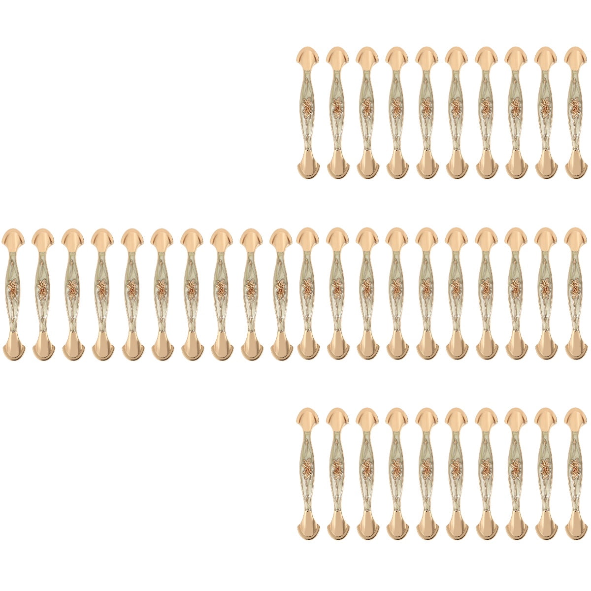 Set of 4 Handles for Dresser Drawers Matte Cabinet Rose Gold - Walmart.com