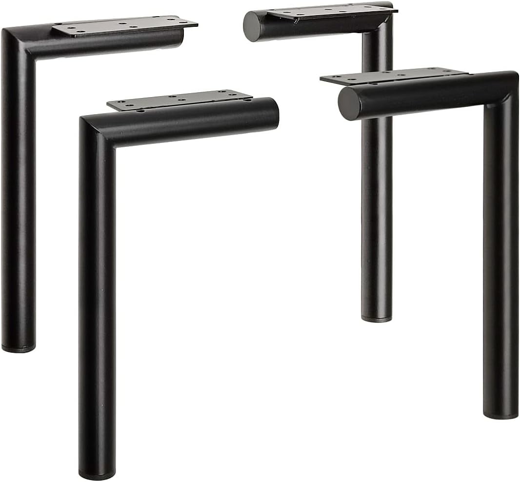 Set of 4 Heavy Duty Metal Furniture Legs – Modern Designer Legs for ...