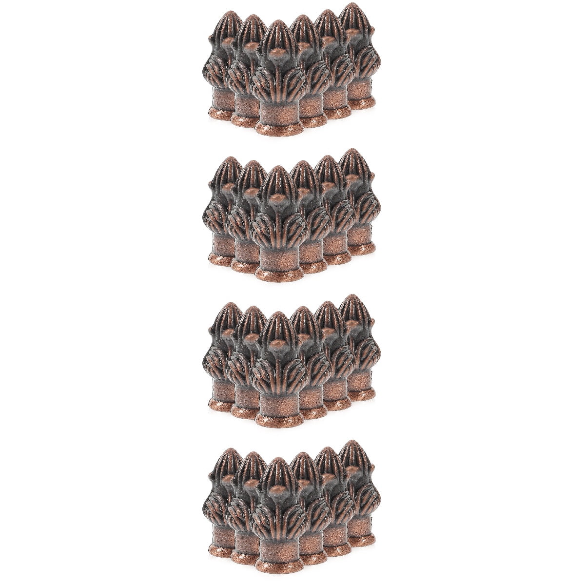 Set of 4 Screw Cap Holders for Chandelier Table Lamp Finials Lampshade ...