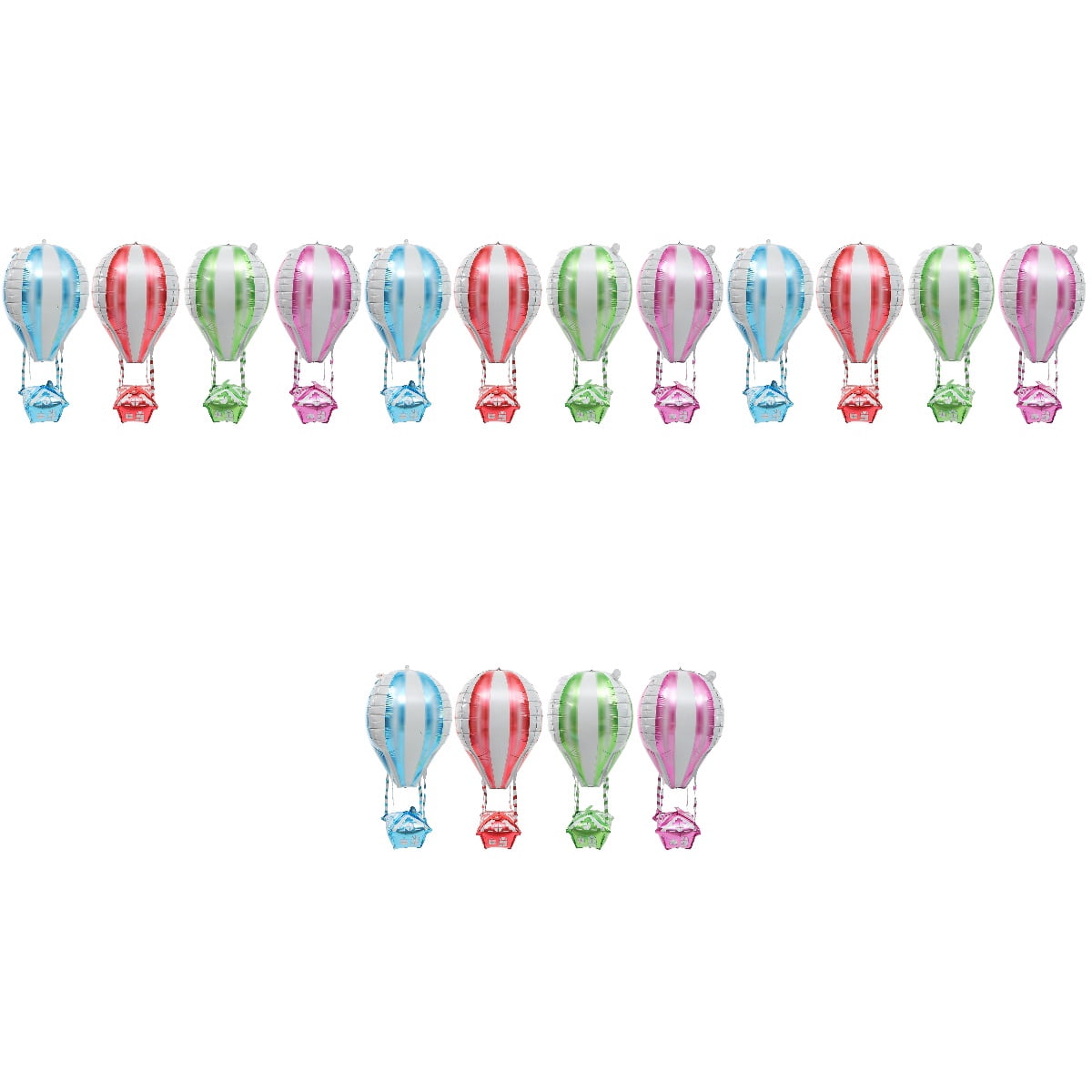 Set of 4 Hot Decorations Kids Air Balloon Safe Balloons Kid's Party ...