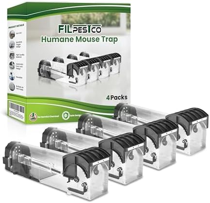 Set of 4 Humane, Catch and Release, Reusable, Tunnel Motel Mouse and ...
