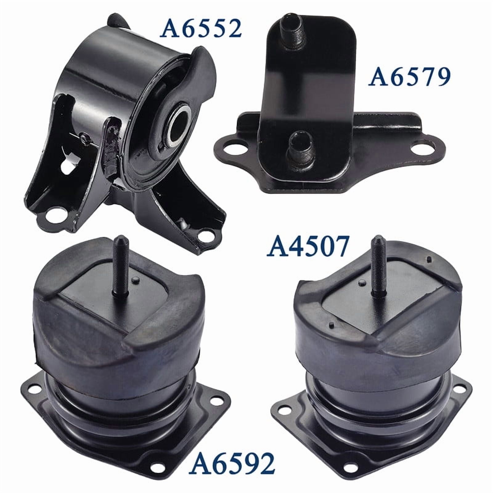 Set of 4 ISA Engine Motor and Rear Trans Mount Compatible with Acura ...