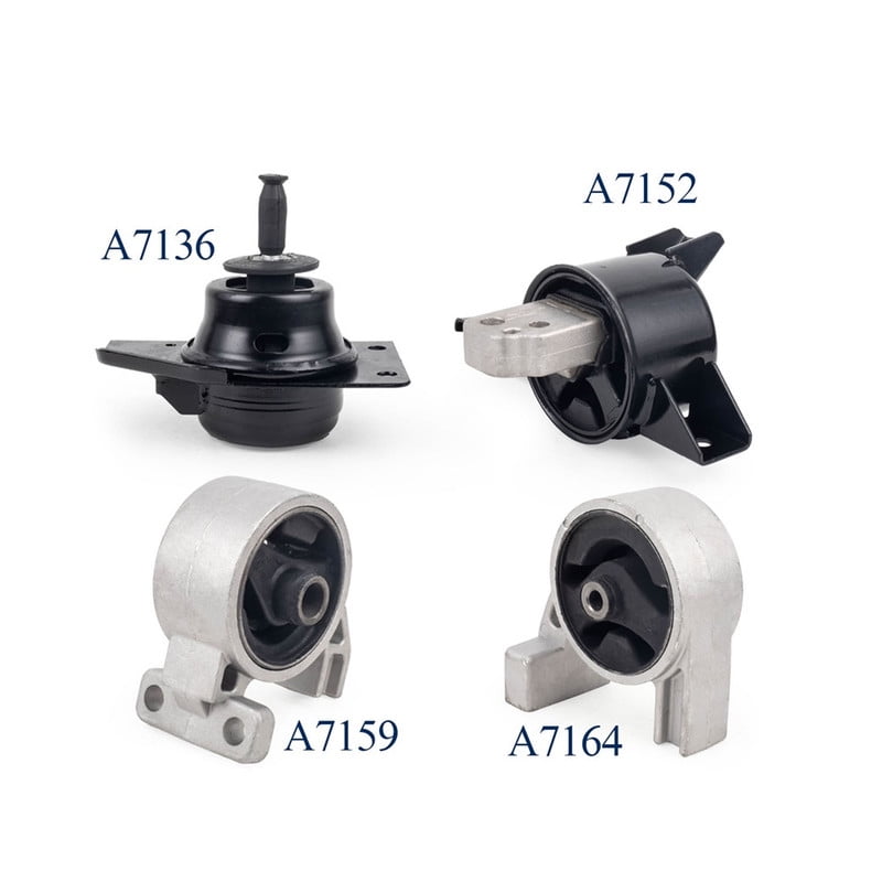 Set of 4 ISA Engine Motor & Transmission Mount Compatible with 2006 ...