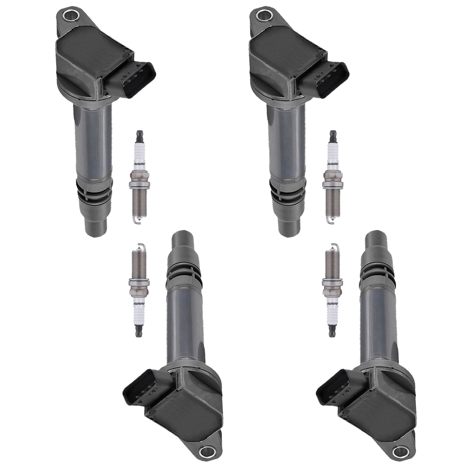 ISA Ignition Coils & Autolite Spark Plugs Set for Toyota, Lexus LX570 5 ...