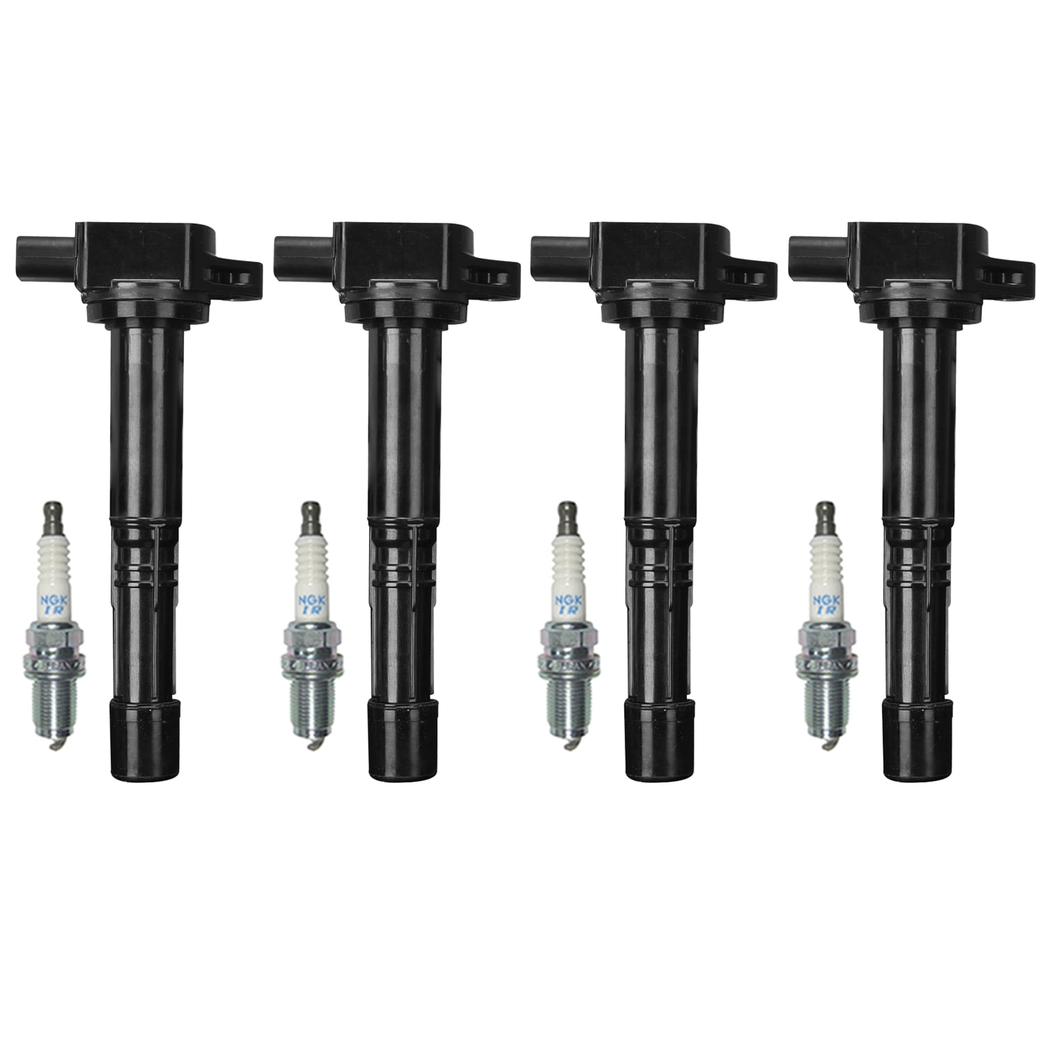 Set of 4 Ignition Coil & 4 NGK Spark Plug for 2003-2011 Honda Element 2 ...