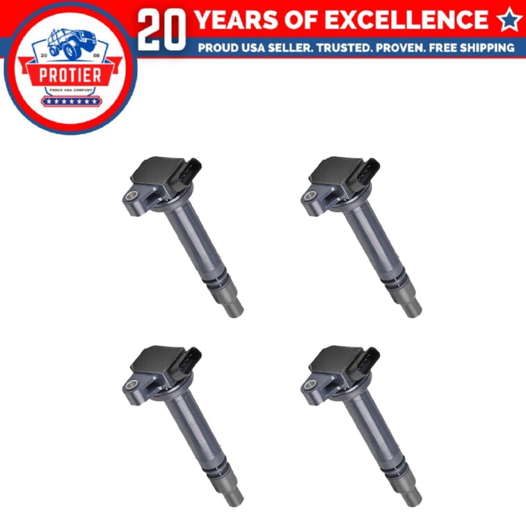 Set of 4 Ignition coil Compatible with Toyota Celica Matrix Corolla ...