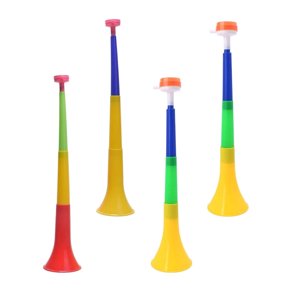 Set of 4 Interesting Horn Toy Fans Cheering Megaphone Soccer Child ...