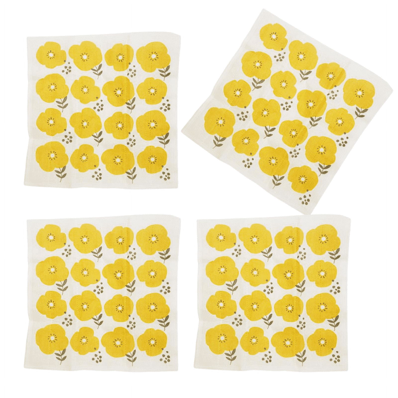 (Set of 4) Japanese Kitchen Cloth, KAYA Dish Towel, Highly Absorbent ...