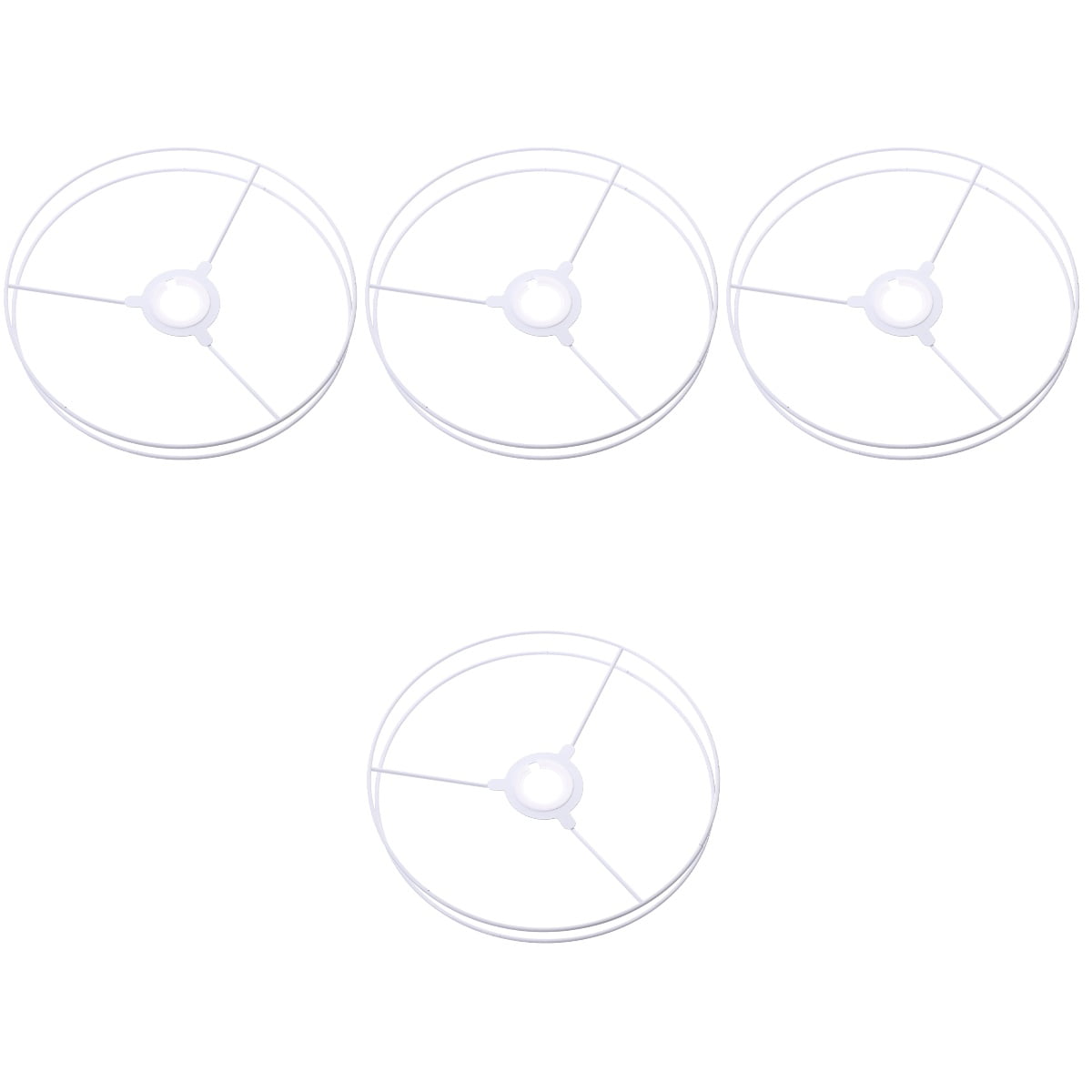 Set of 4 Lampshade Ring Sets of Racks Lamp Shade Holder House ...