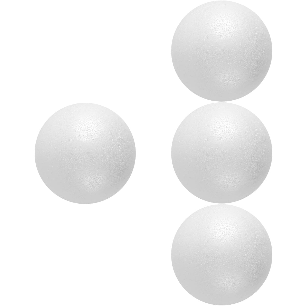 Set of 4 Large Foam Balls for Kids Shapes Bowls White Floral Child ...