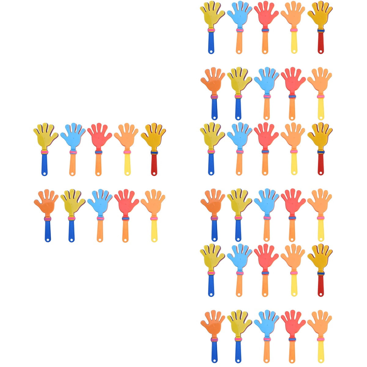 Set of 4 Large Hand Clappers Palm Party Cheering Prop Toy Child ...