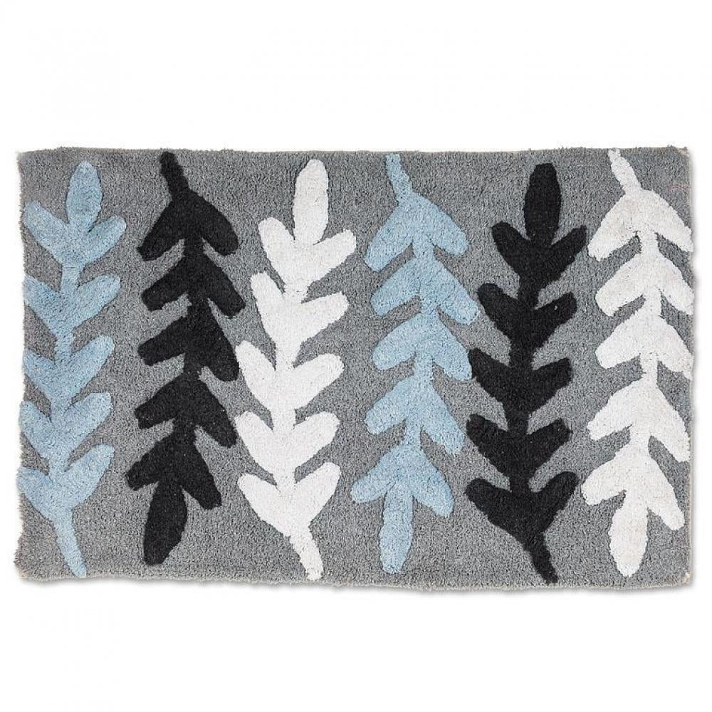 Set of 4 Leaves Tufted Bathmat - Walmart.com