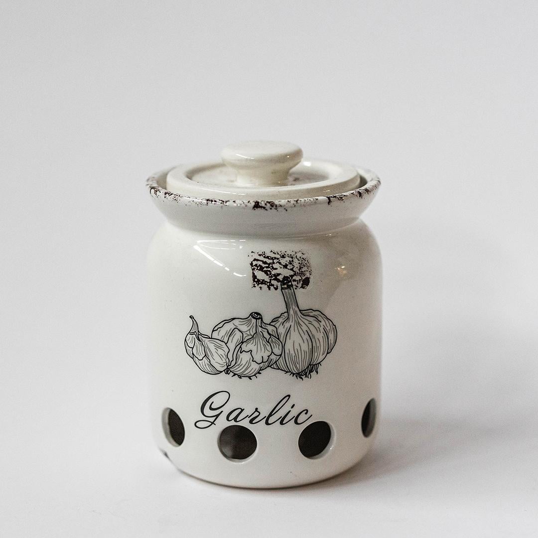 Set of 4 Lidded Garlic Canister - Walmart.com