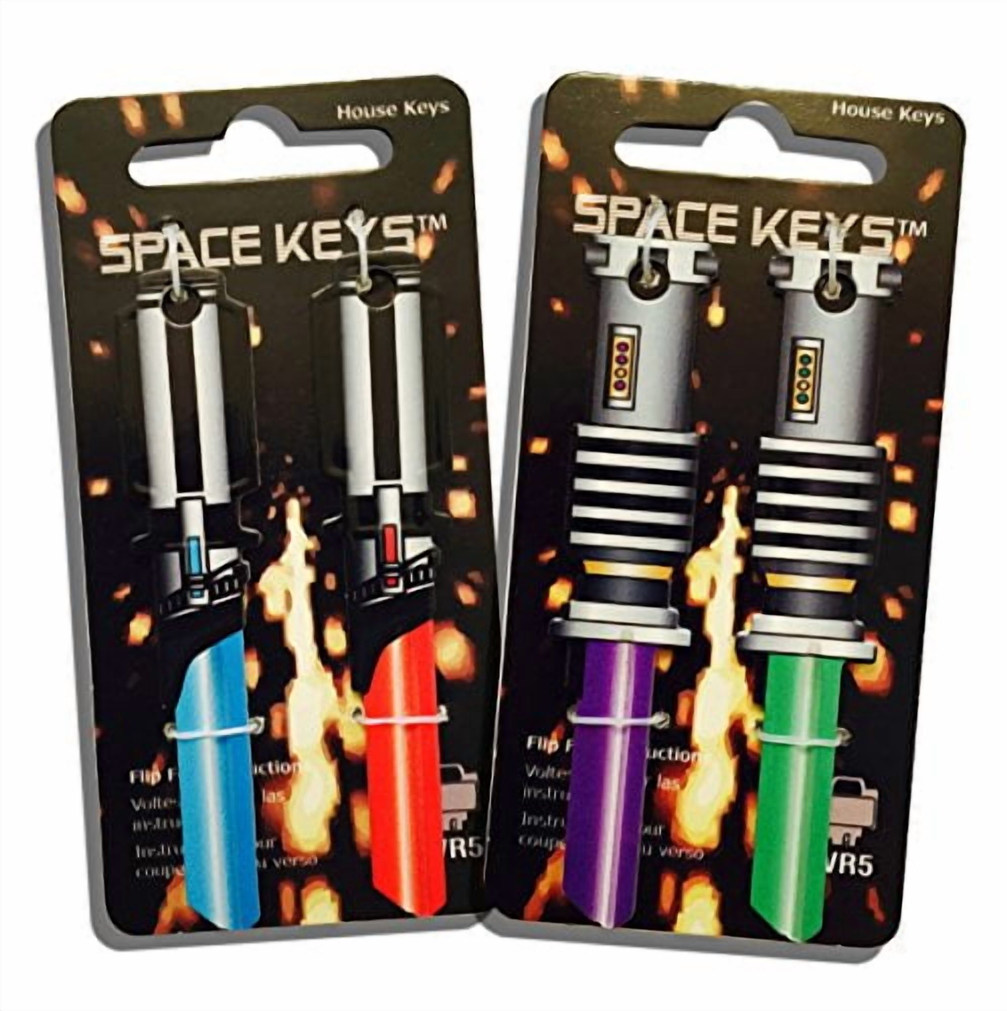 Set of 4 Light Saber Shaped Space Keys Compatible with WR5 WR3 ...