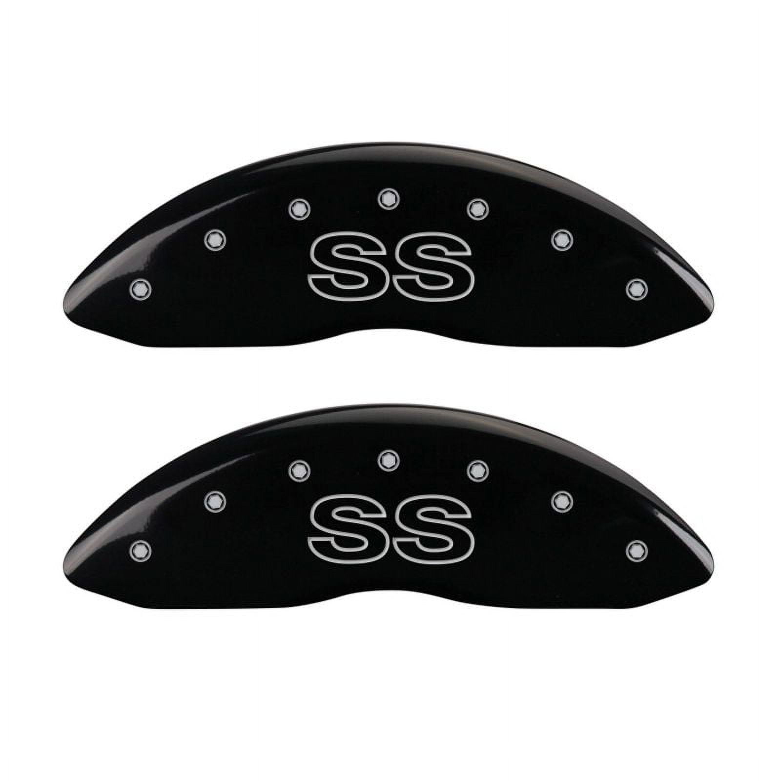 MGP 4 Caliper Covers Engraved Front & Rear Classic/SS Black finish ...