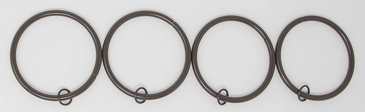 Set of 4 Metal Curtain Eyelet Rings 3 Inch Inner Diameter (Bronze ...