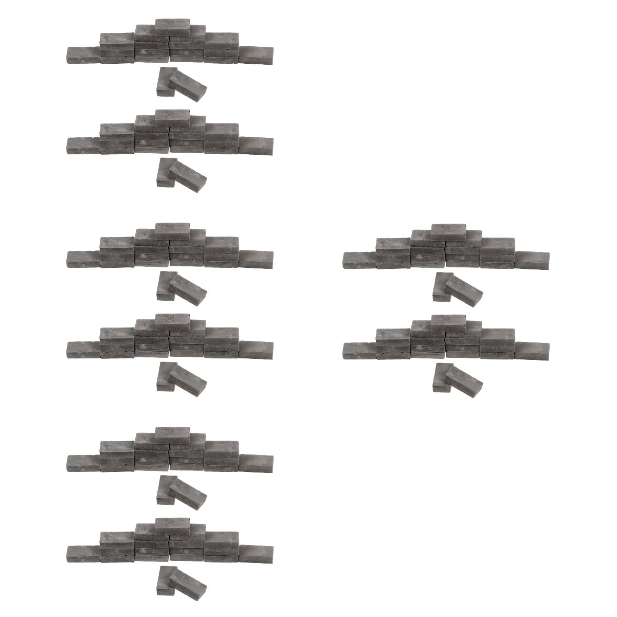 Set of 4 Mini DIY Bricks Shakers Model Miniature Clay Child - Walmart.com