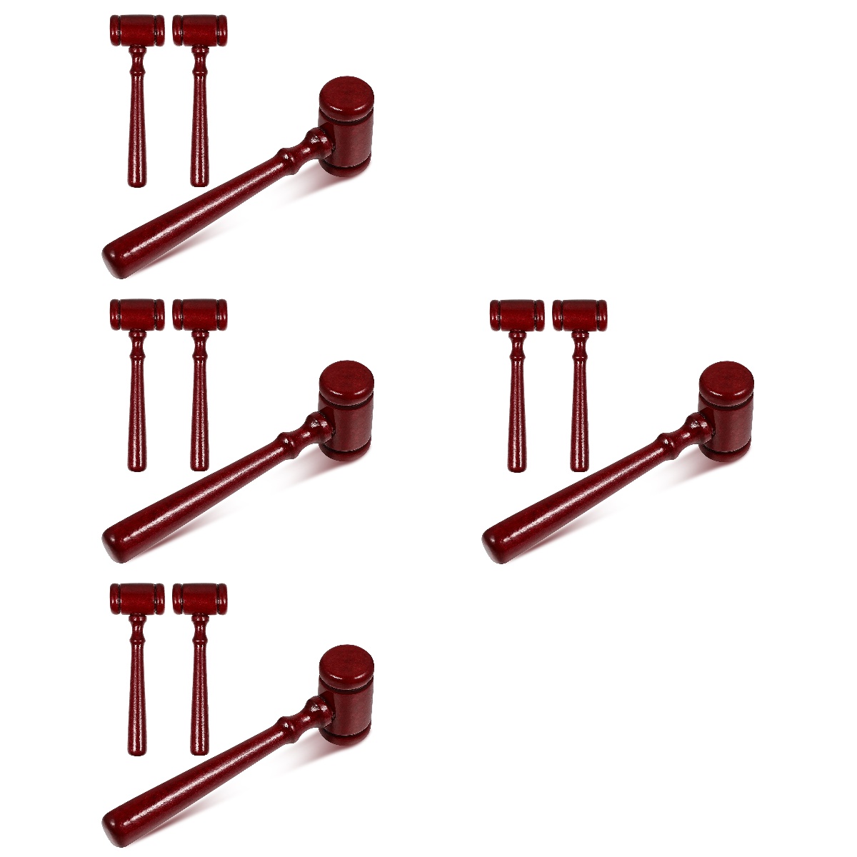 Set of 4 Mini Gavel Kid Judge Hammer Child Toddler - Walmart.com