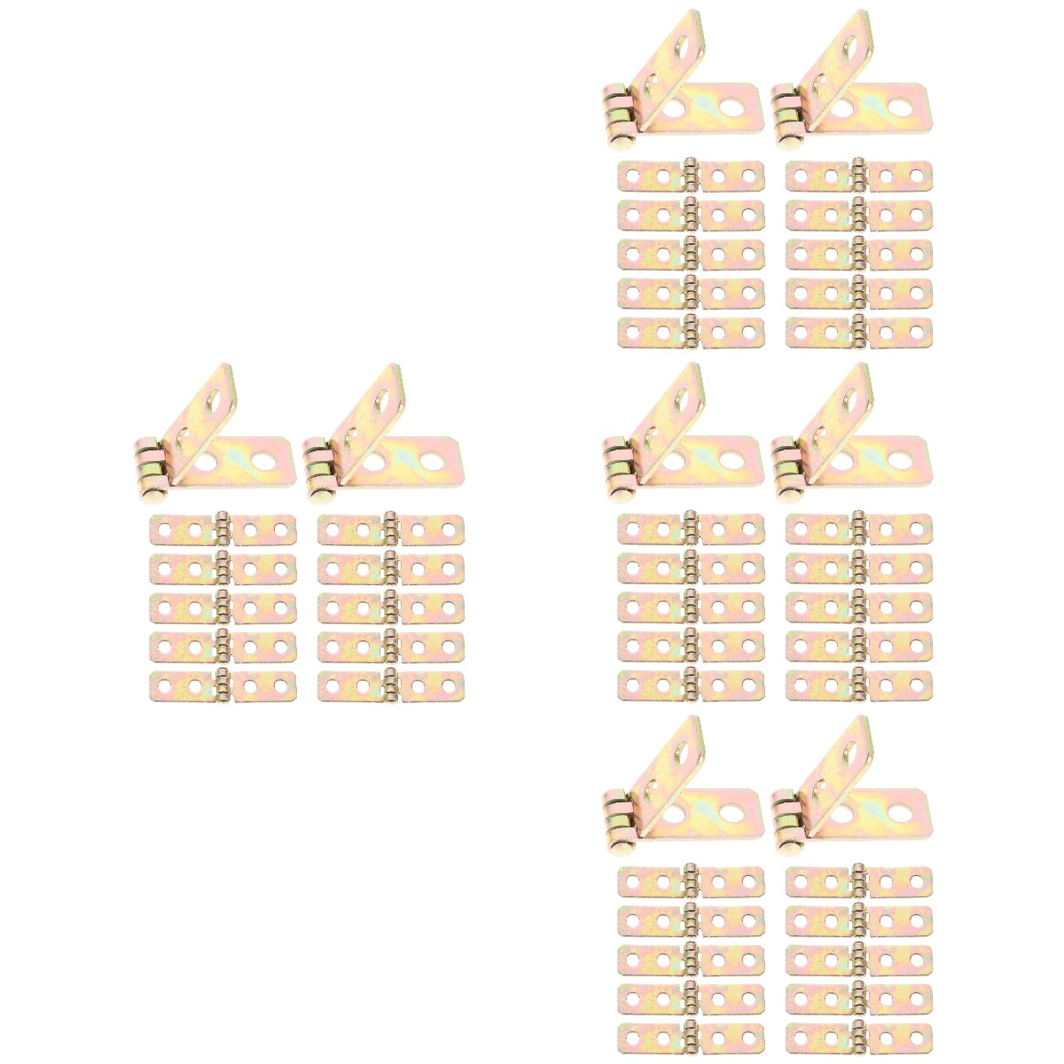 Set of 4 Mini Hinges Inset Soft Close Heavy Duty Wire Hydraulic ...