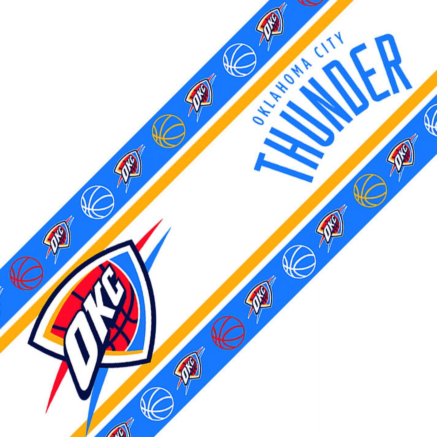 Set of 4 NBA Oklahoma City Thunder Wall Border Set Self-Stick ...
