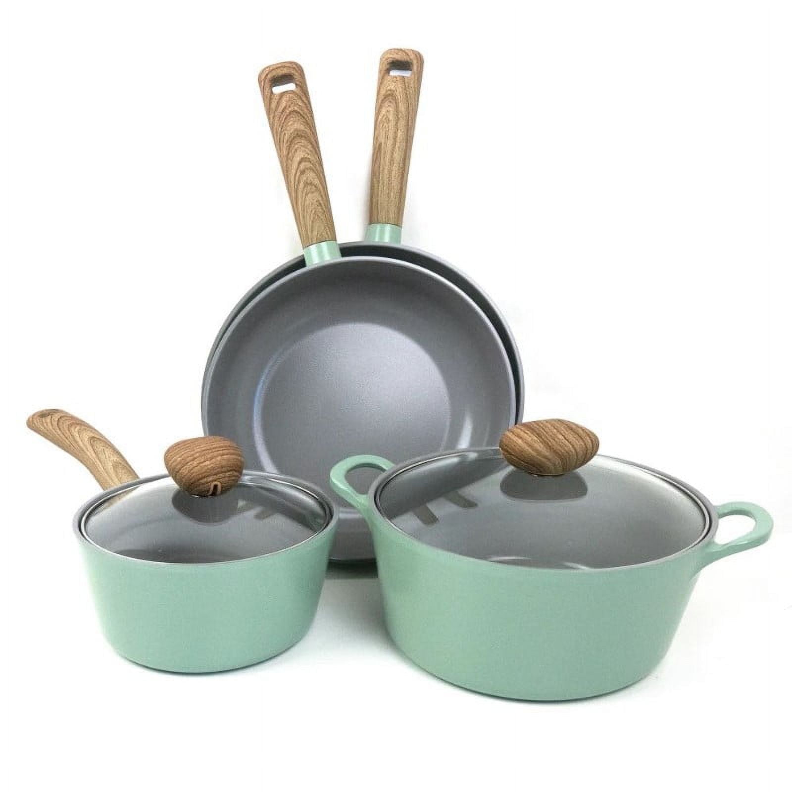 (Set of 4) Neoflam Retro Green Demer Cookware Set | Die-Cast, Various ...