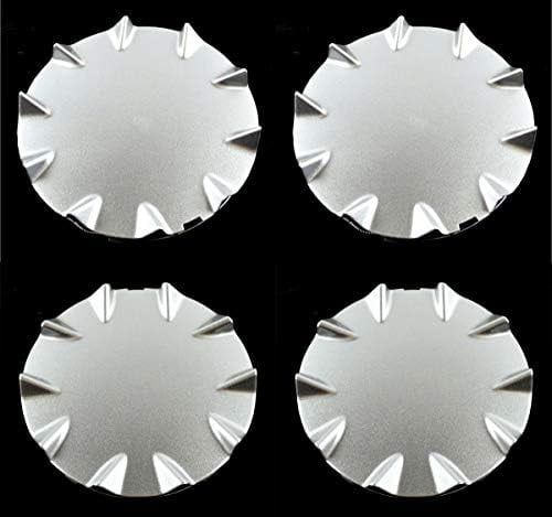 Set of 4 New Aftermarket Silver Wheel Hub Center Caps Replacement for ...