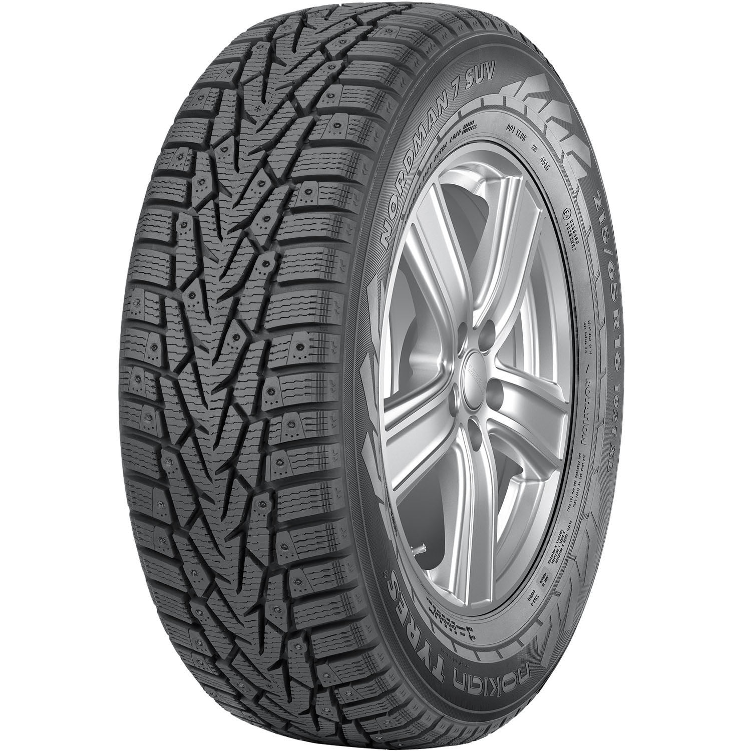 Set of 4 Nokian Nordman 7 SUV 225/65R17 106T XL Tires Fits: 2014-23 ...