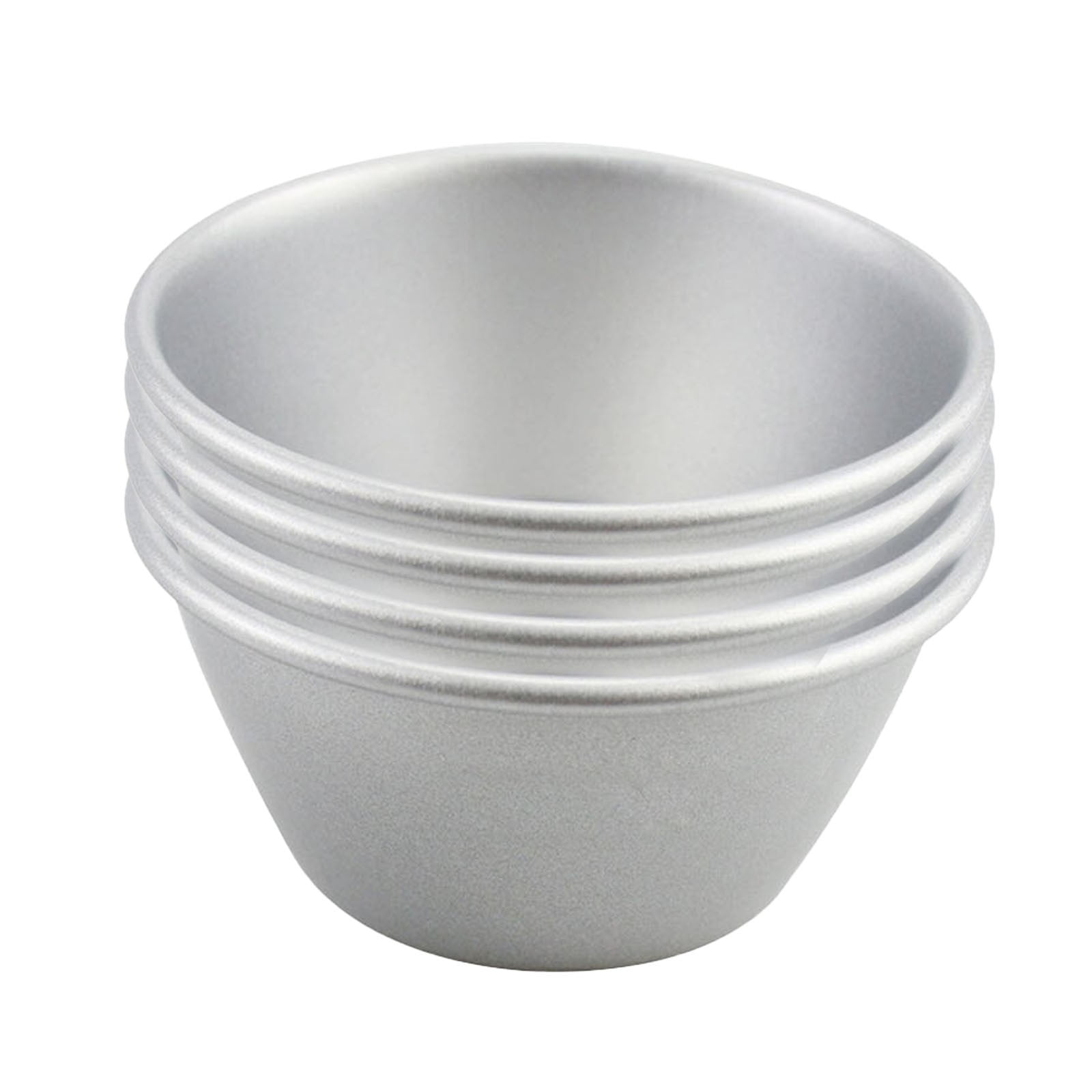 Set of 4 Non-stick Metal Baking Cups,Egg Tart Pastry Mold,Durable ...
