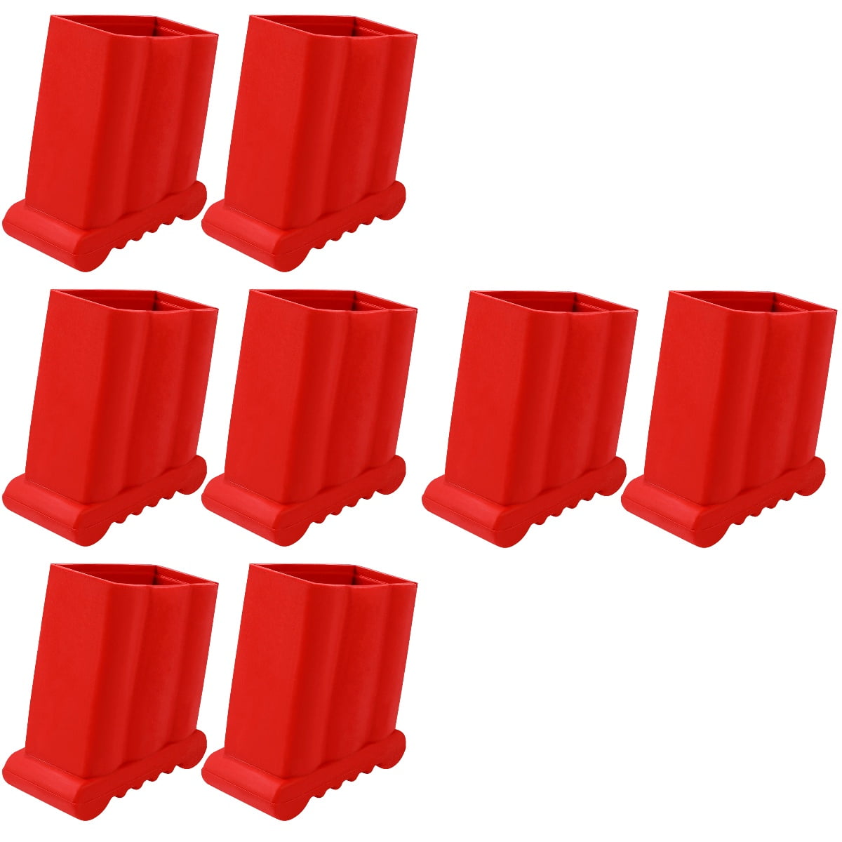 Set of 4 Nonslip Ladder Feet Pads Anti-slip Cover End Step Ladders ...