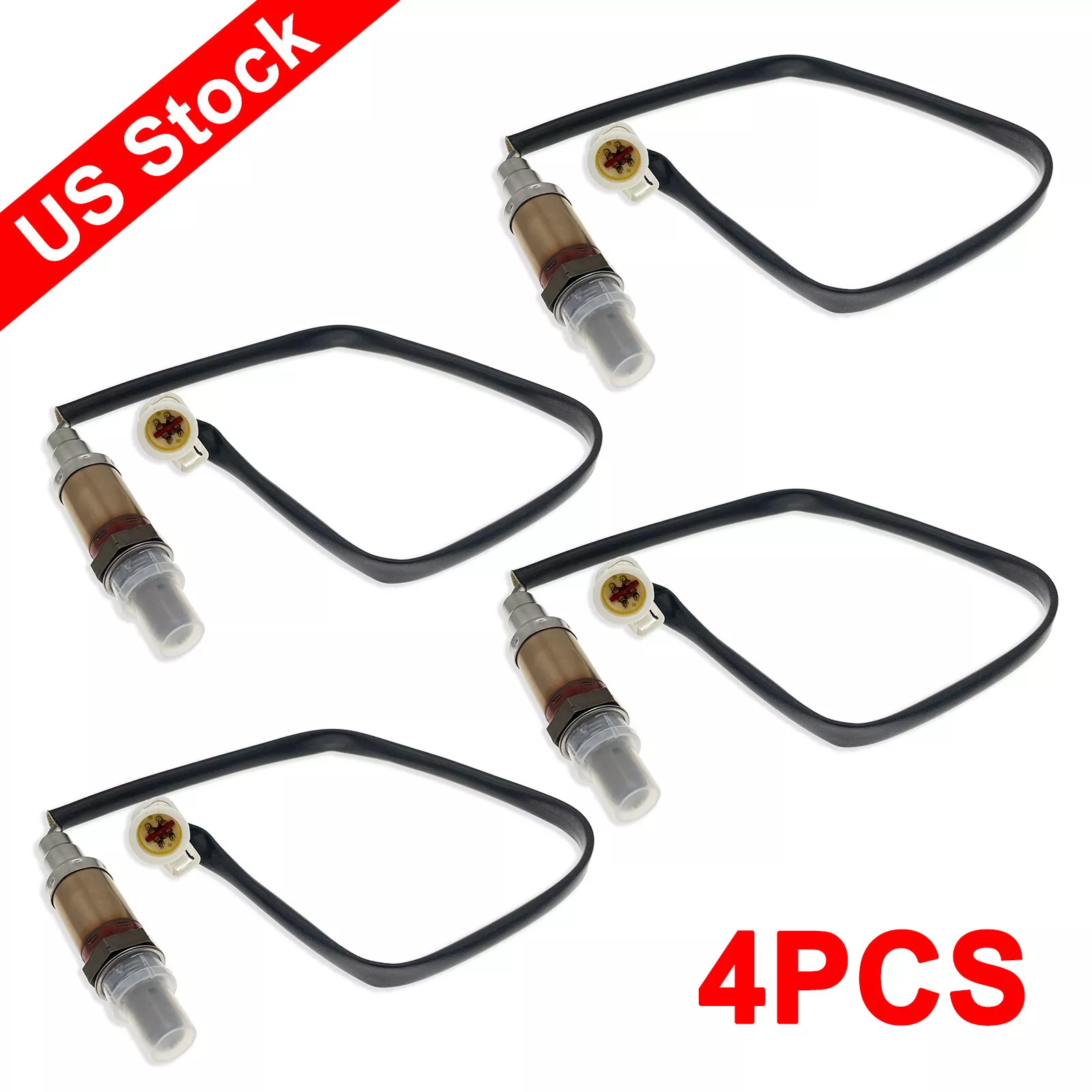 Set of 4 O2 Oxygen Sensor Front Rear Down/Upstream For Ford Mercury Mazda - Walmart.com