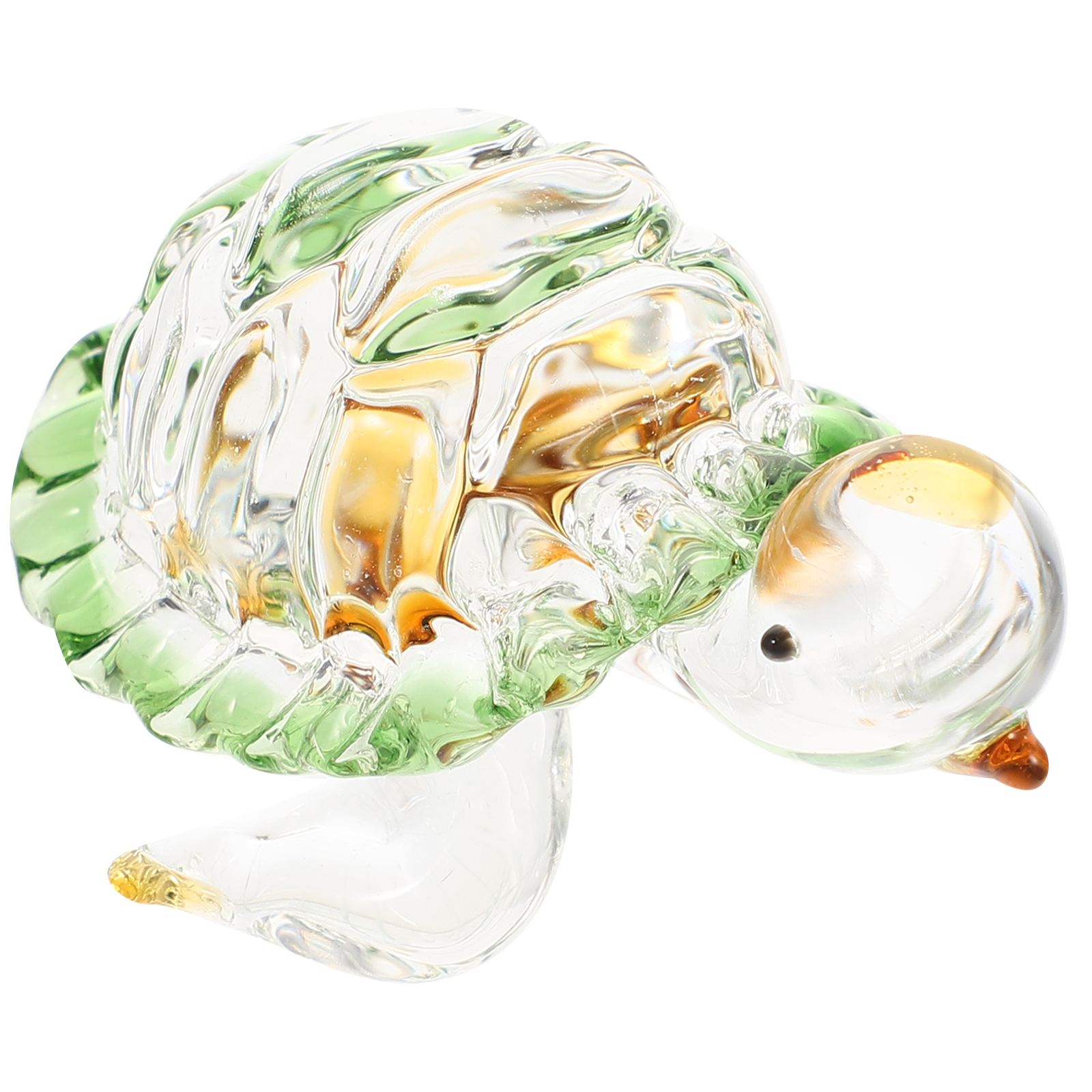 Set of 4 Ornament Ornament Decor Household Glass Turtle Creative Turtle ...