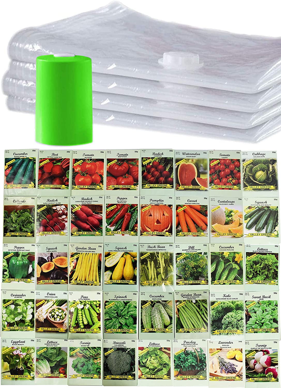 Set of 4 Pac 'n Stack Vacuum Sealing Storage Bags with Wireless Pump ...